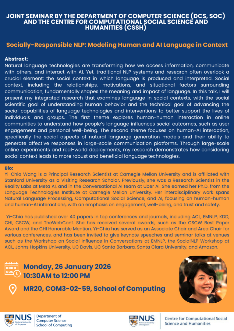 Socially-Responsible NLP: Modeling Human and AI Language in Context ...